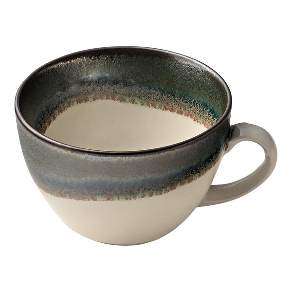 Heart & Soul Perfect Match 11.5 oz. Avocado Porcelain Cup - 6/Case