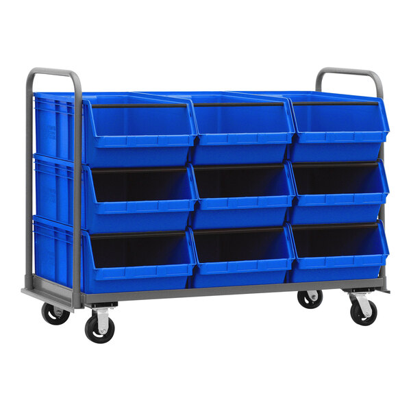 Quantum Magnum 60" x 30" x 47" Tote Truck with (9) 29" x 18 3/8" x 11 7 ...