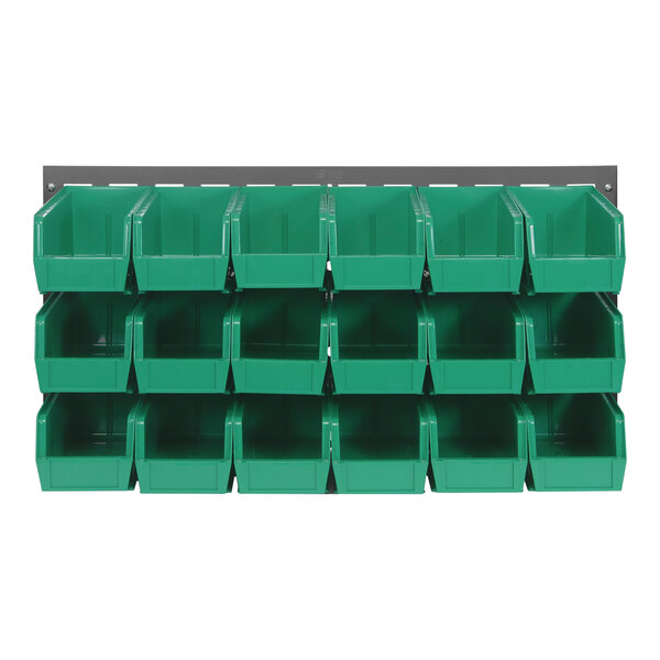 Quantum 36" x 19" Gray Steel Louvered Panel with (18) 10 7/8" x 5 1/2 ...