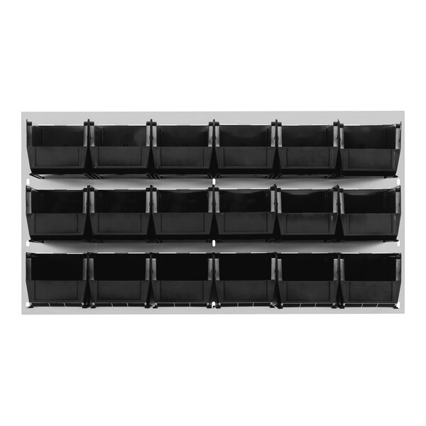 Quantum 36" x 19" Oyster White Steel Louvered Panel with (18) 10 7/8" x ...