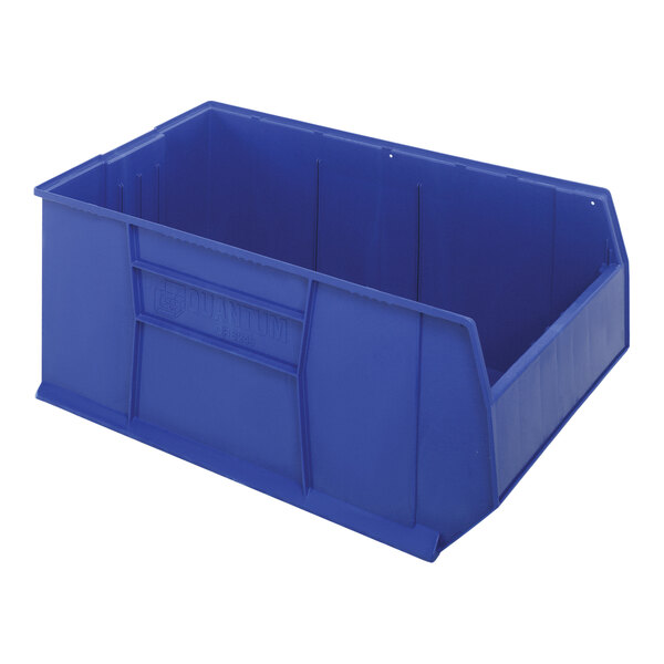Quantum RackBin 41 7/8" x 23 7/8" x 17 1/2" Blue Pallet Rack Container ...