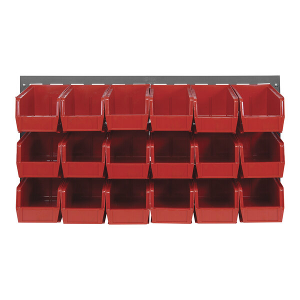 Quantum 36" x 19" Gray Steel Louvered Panel with (18) 10 7/8" x 5 1/2 ...