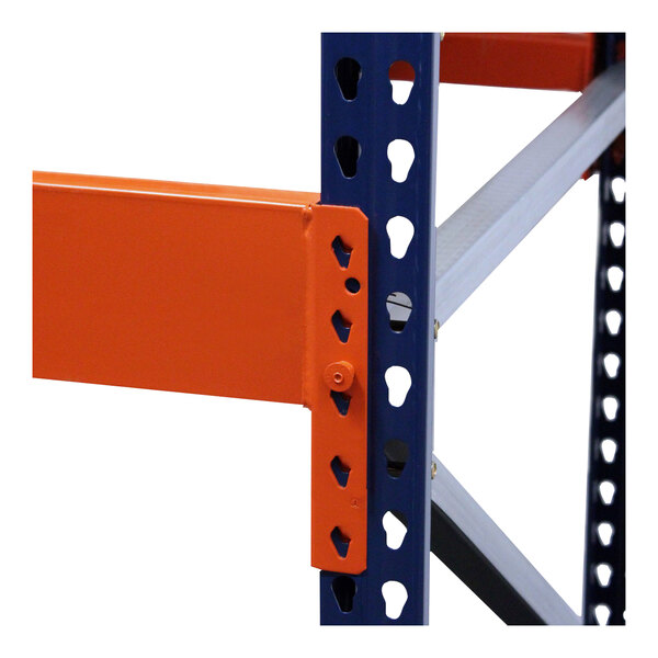 Interlake Mecalux 144" x 42" x 96" Blue / Orange Heavy-Duty Bolted ...
