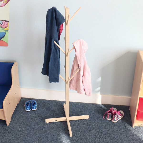 Whitney Brothers 18" x 18" x 48 1/2" Wood Coat Tree