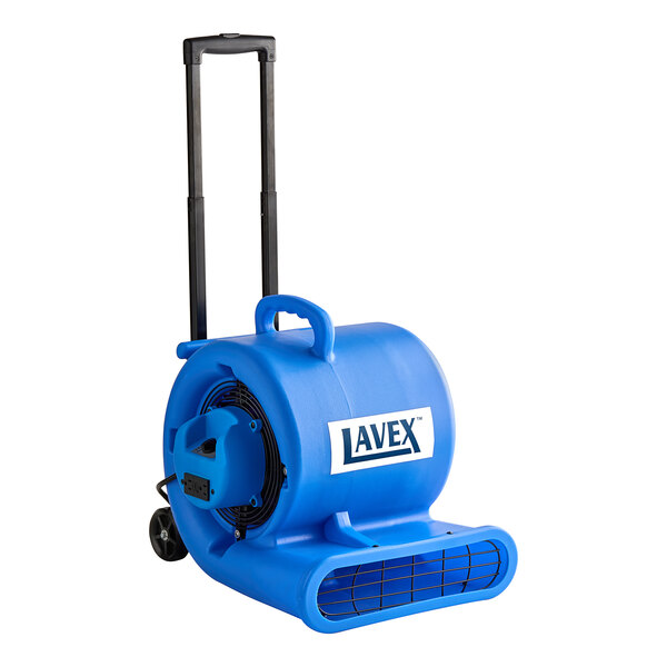 Lavex 3-Speed Compact Air Mover with Telescoping Handle and Wheels - 1/2 hp