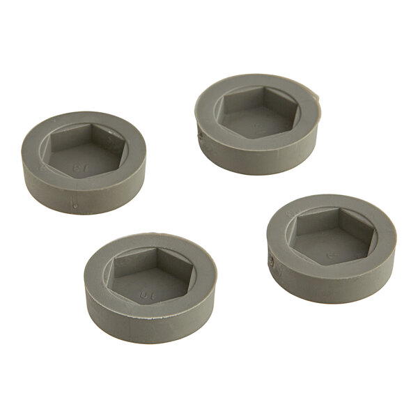 Lavex Pro Rubber Floor Glide - 4/Pack