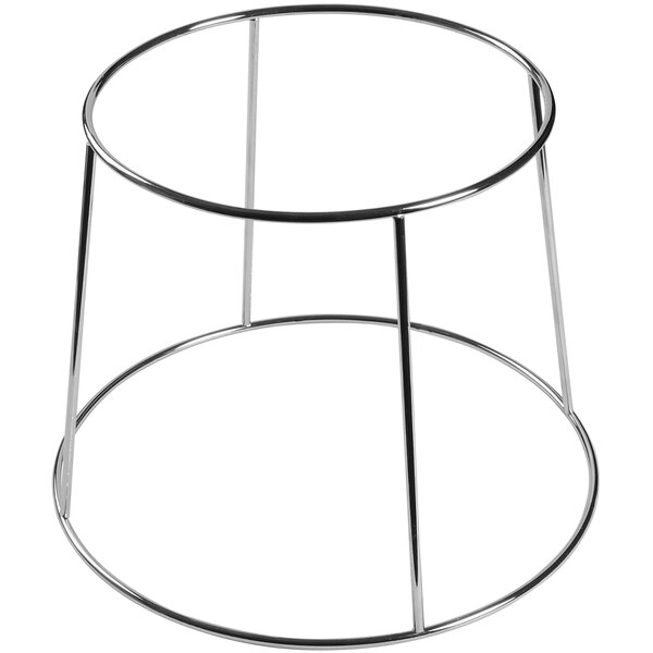 American Metalcraft 7 3/8" Chrome-Plated Round Display Rack