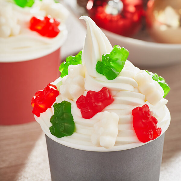 Albanese Christmas Gummi Bears 5 lb. - 4/Case