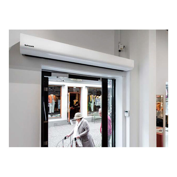 Schwank Select10 AC-KE72-20 72" Black Electric Heated Air Curtain - 208 ...