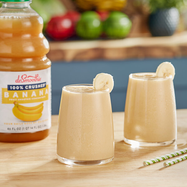 Dr. Smoothie 100% Crushed Banana Fruit Smoothie Mix 46 fl. oz.