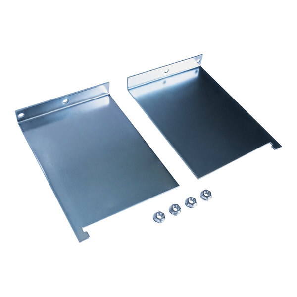 Retail Space Solutions Magna-Bar 8" Zinc-Plated Steel Horizontal ...