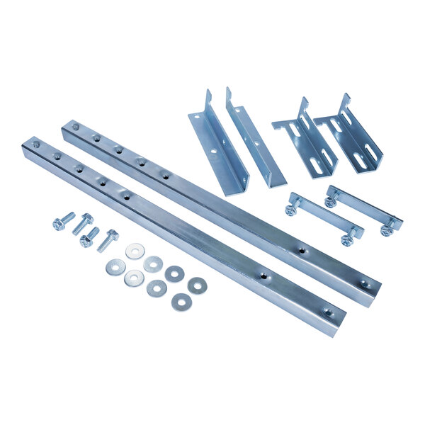 Retail Space Solutions Magna-Bar 8 1/4" Zinc-Plated Steel Vertical ...