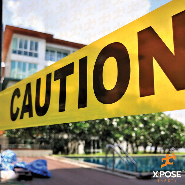 Xpose Safety 3" x 1000' Yellow / Black Industrial Grade "Caution ...