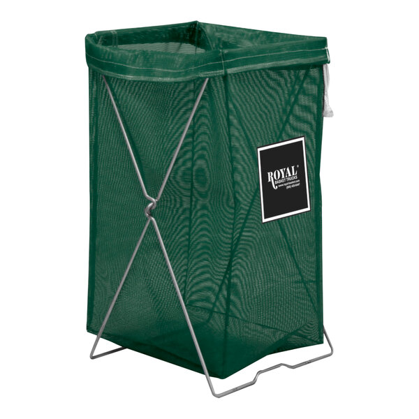 Royal Basket Trucks 30 Gallon Green Mesh Hamper Kit R00-EEX-HMK