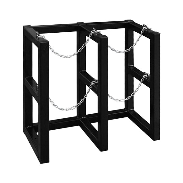 Justrite 30" x 16" x 30" Gas Cylinder Barricade Rack for 2 Vertical ...