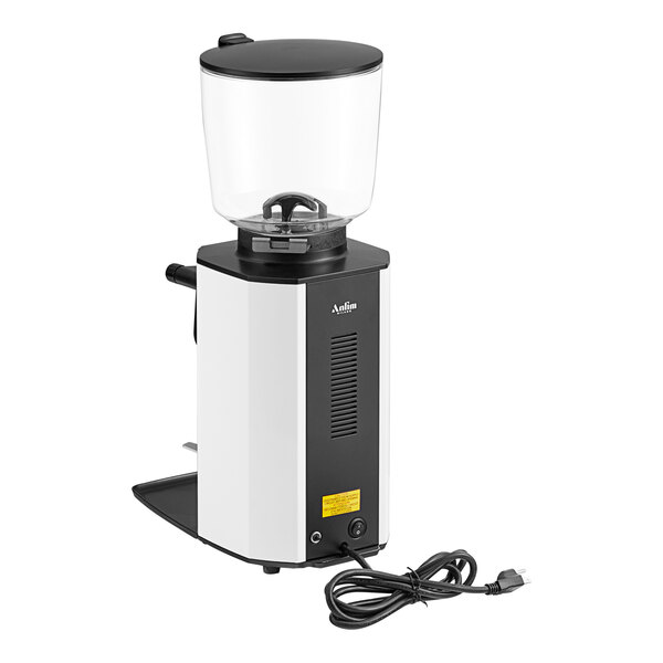 Anfim Luna 4.4 lb. White On-Demand Espresso Grinder - 110V