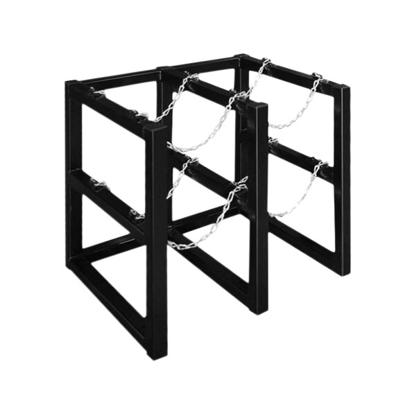 Justrite 30" x 26" x 30" Gas Cylinder Barricade Rack for 4 Vertical ...