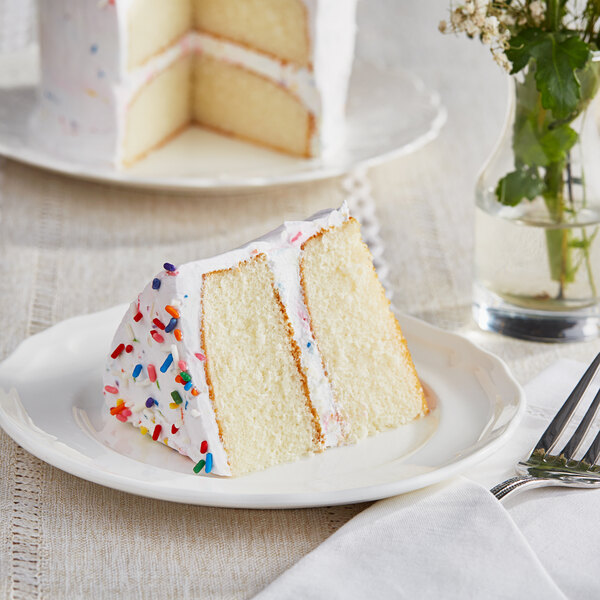 Rich's Allen Un-Iced Round White Cake 5" - 48/Case