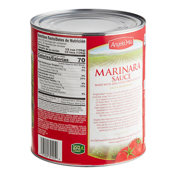Angela Mia Marinara Sauce #10 Can
