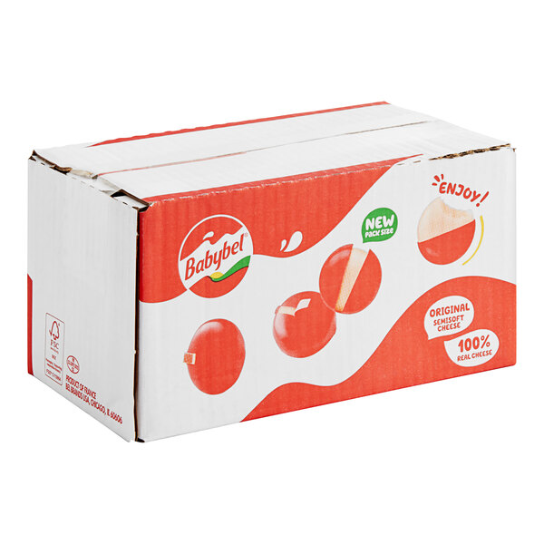 Babybel Original Mini Cheese 2-Count Pack - 20/Case
