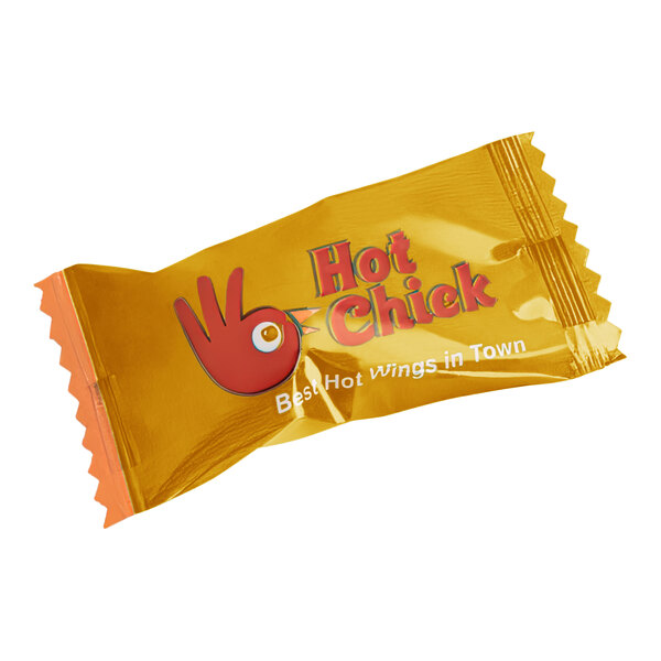 Customizable Soft Peppermints with Gold Wrapper - 1000/Case