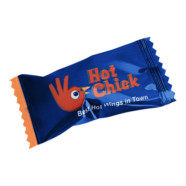Customizable Hard Cinnamon Balls with Navy Wrapper - 1000/Case