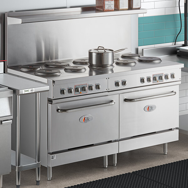 Cooking Performance Group ER60-240-1 60" 10-Burner Electric Range with ...