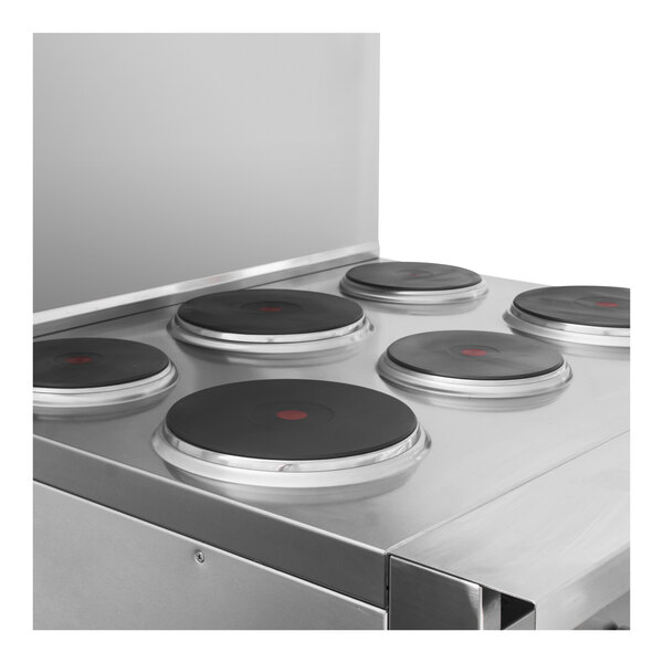 Cooking Performance Group ER36-240-1 36" 6-Burner Electric Range with ...