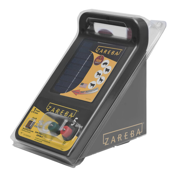 Zareba 5 Mile Solar-Powered Low Impedance Electric Fence Charger with ...