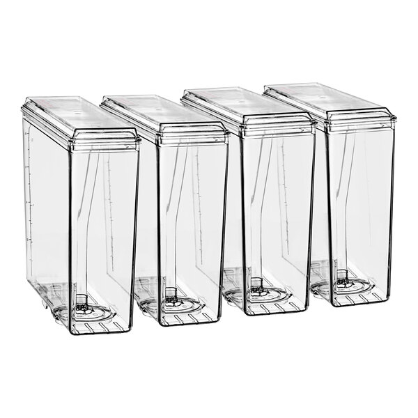 Crathco LV600910 Quadruple 2.4 Gallon Plastic Bowl and Drip Tray ...