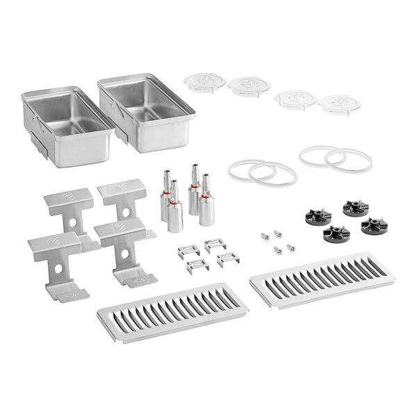 Crathco LV600910 Quadruple 2.4 Gallon Plastic Bowl and Drip Tray ...