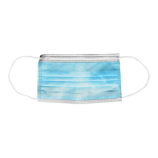 Cordova Light Blue Adult General Purpose Polypropylene Face Mask - 2000 ...