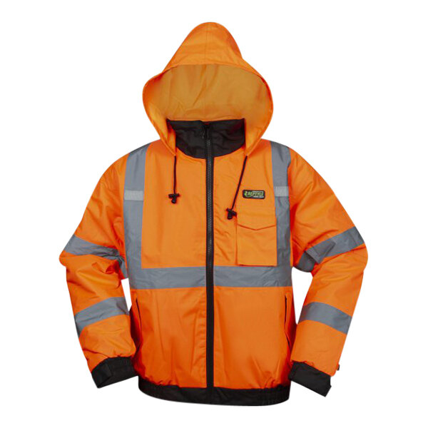 Cordova Reptyle Hi-Vis Orange Type R Class 3 Bomber Jacket with ...