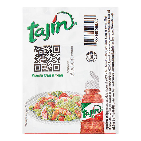 Tajin Classic Seasoning 0.035 oz. Packet - 1000/Case