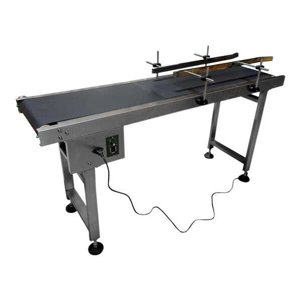 Sealer Sales 11 13/16" x 51 3/16" Powered Variable Speed Belt Conveyor ...