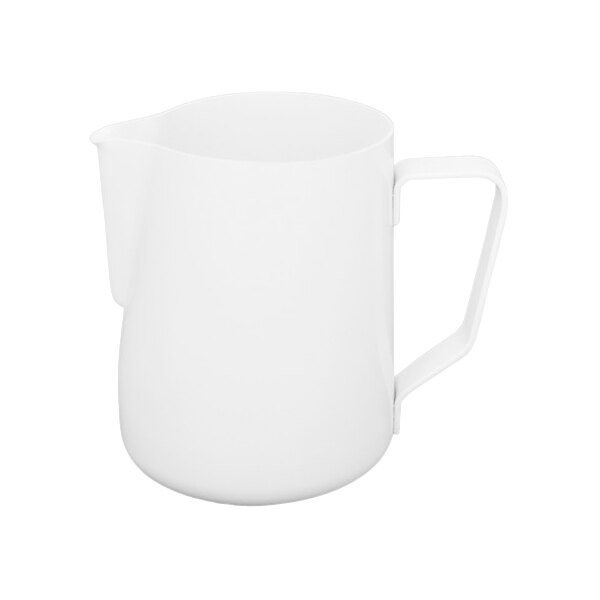 Rhino Coffee Gear Stealth 20 oz. White Milk Pitcher RHWH20OZ