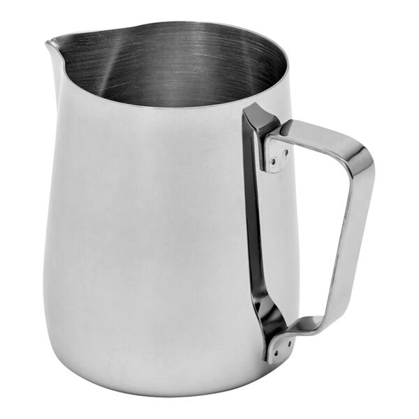Rhino Coffee Gear Classic 12 oz. Stainless Steel Milk Pitcher RHCL12OZ