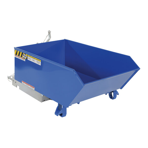 Vestil 0.25 Cubic Yard Heavy-Duty Low-Profile Self-Dumping Steel ...