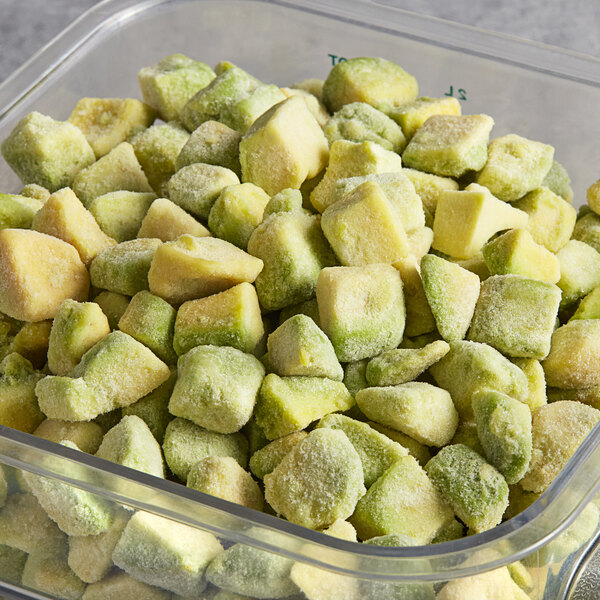 Dole Chef-Ready Cuts IQF Diced Avocado 5 lb. - 2/Case