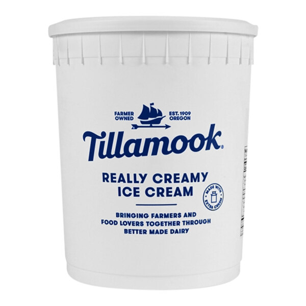 Tillamook Oregon Strawberry Premium Ice Cream with 13.5% Butterfat 3 Gallon
