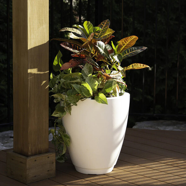 Mayne Caprio 16" x 18" Tall White Planter