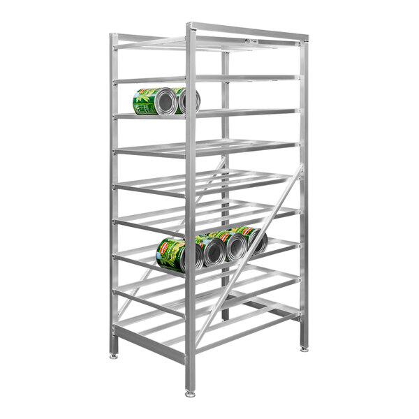 New Age Full Size Aluminum Can Rack for #10 and #5 Cans 6259