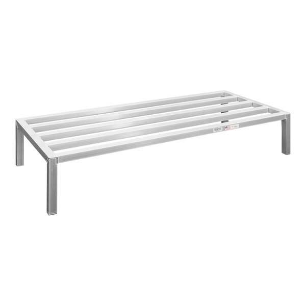 New Age 6000 Series 60" x 24" x 12" Aluminum Dunnage Rack - 1,500 lb ...
