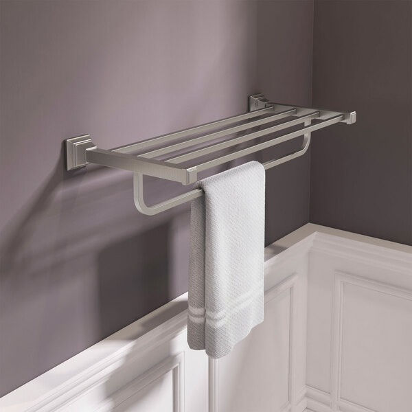 American Standard 7455260.295 Town Square S Brushed Nickel 24" Train Rack