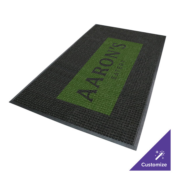 M+A Matting WaterHog 6' x 8' Customizable Inlay Logo Mat with Classic ...