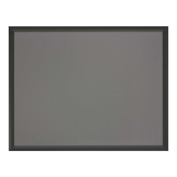 United Visual Products 22" x 28" Black Aluminum Snap Frame