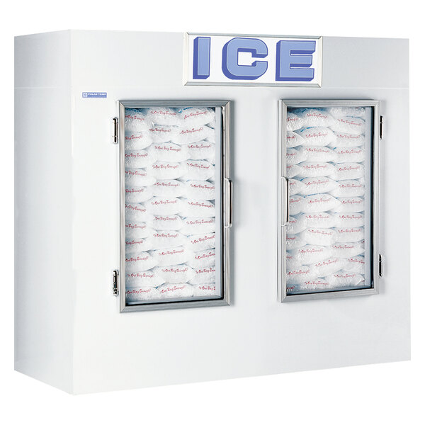 Polar Temp 850ADG Two Door Auto Defrost Indoor Ice Merchandiser - 85 cu ...