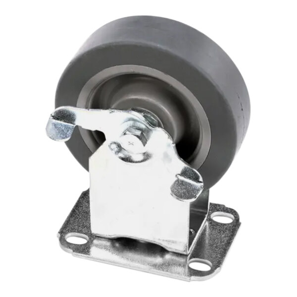 Giles 40806 5" Rigid Plate Caster with Brake for GBF, GEF, and GGF Series