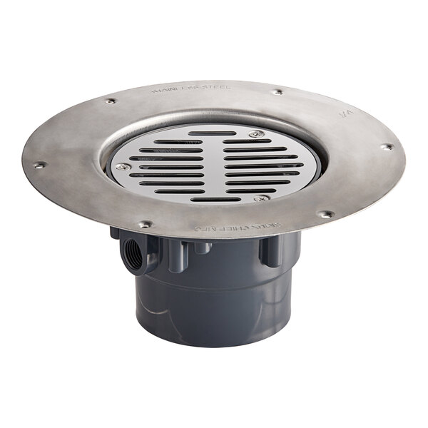 Sioux Chief 822-3PS 822 Series Halo Round Light-Duty Adjustable Floor ...