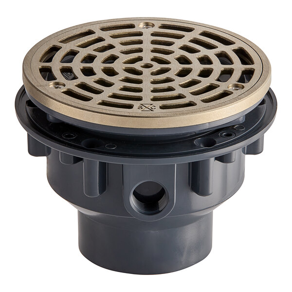 Sioux Chief 842-2PNR 842 Series 5 1/2" Round On-Grade Floor Drain with ...